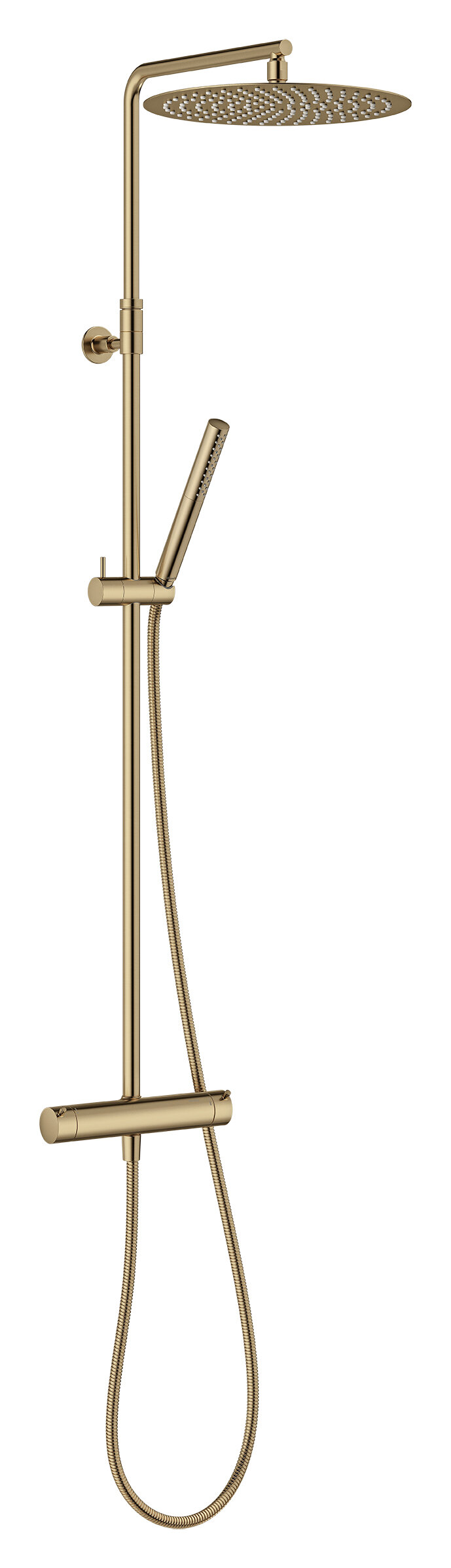Iris Brushed Bronze Shower System 160 CC [https://damixa.com]